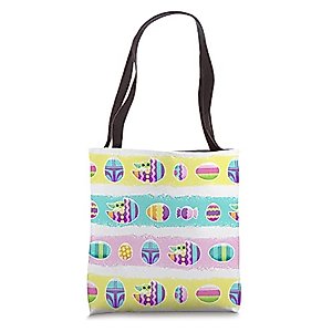 Star Wars The Mandalorian The Child Pastel Easter Eggs Tote Bag