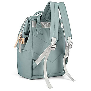 himawari Laptop Backpack for Women&Men Travel Backpack With USB Charging Port Large Business Bag Water Resistant College Bag Computer Bag Backpack for school (1881-SL)