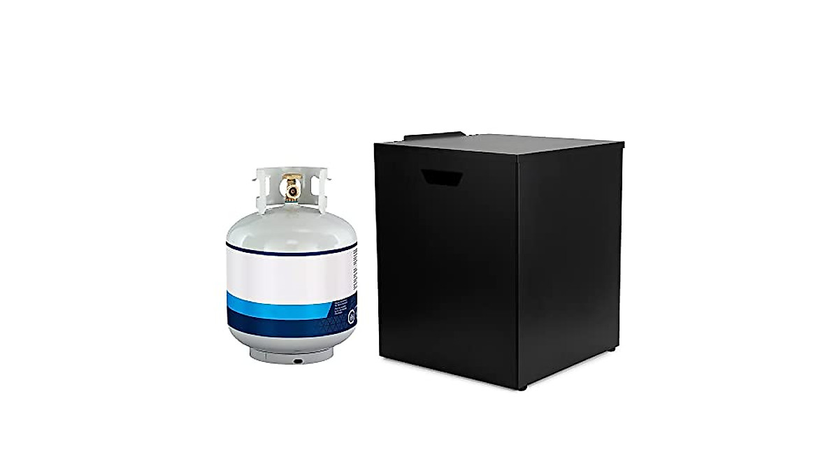 Stanbroil Propane Tank Hideaway Table for Standard 20lb Gas Tank Fire ...