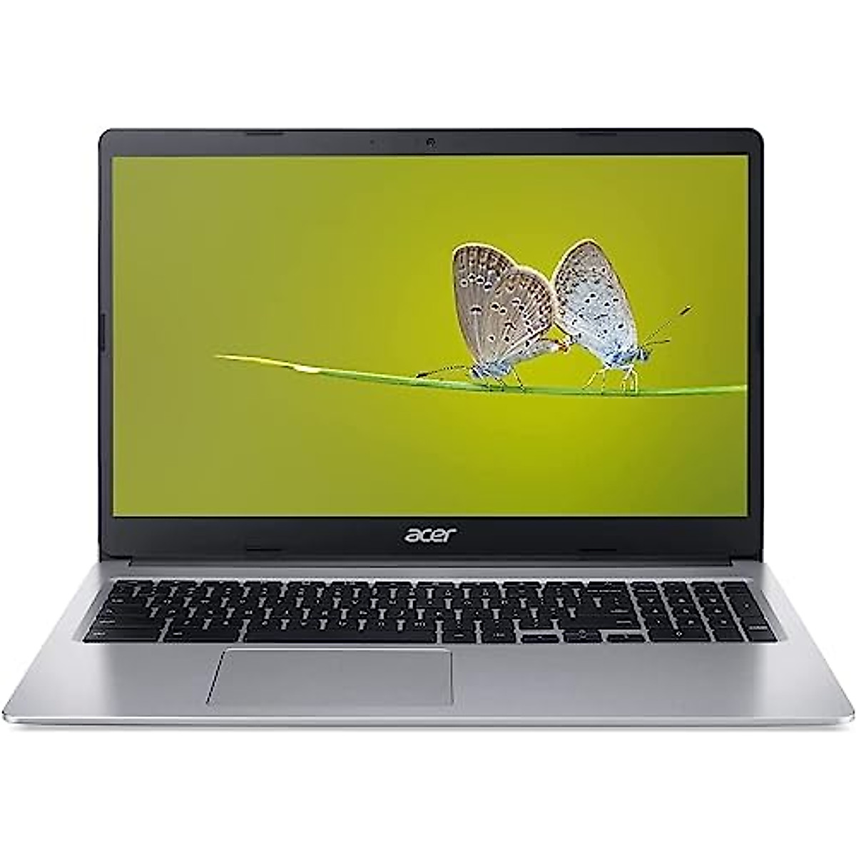 Acer 2023 15" HD Premium Chromebook, Intel Celeron N Processor 2.78GHz Turbo Speed, 4GB Ram, 128GB SSD, Ultra-Fast WiFi Up to 1700 Mbps, Full Size Keyboard, Chrome OS, Arctic Silver Color-(Renewed)