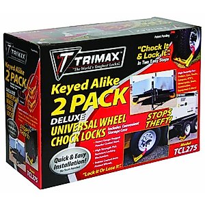 Trimax Wheel Chock Lock Set of 2