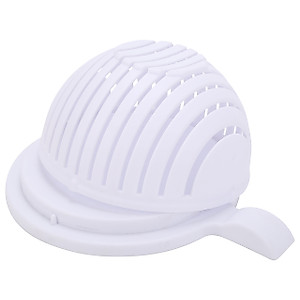 TedStuff Salad Slicer Salad Cutter Bowl | Fruit and Vegetable Cutter | Use As A Lettuce Slicer, Vegetable Chopper, Fruit Cutter Or Drainer Basket | Prepare Salads In 60 Seconds