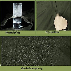 Mesinsefra Men's Hiking Cargo Shorts Lightweight Quick Dry Outdoor Stretch Travel Fishing with Multi Pockets Army Green 34