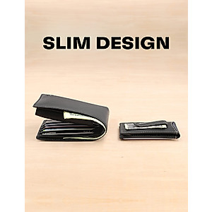 Timberland Men's Slim Leather Front Pocket Credit Card Holder Wallet,Compact,Slim