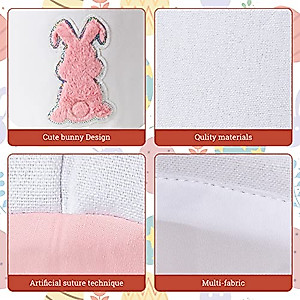 Easter Basket, Easter Basket for Kids,Applies to Easter Bucket for Easter Hunting and Egg Collection (Pink)