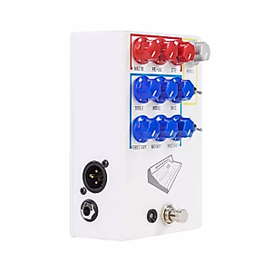 JHS Pedals Colour Box V2 Preamp, CBOXV2 Guitar Effects Pedal, Multi-instrument Compatible, Studio-grade EQ and Distortion Generator, 9V DC, Multicolor