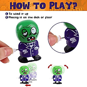 Uniqhia Halloween Wind-up Toys, 15PCS Clockwork Toys Supply for Party Favors Boys Girls Kids