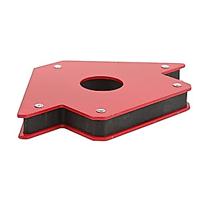 Welder Positioner Power Tool, Magnetic Welding Setup Holder Carbon Steel Compact 4 Pcs 50LB Easy Operation with Grip Hole for Hanging