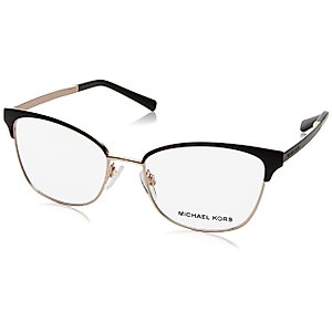 Michael Kors MK3012-1113 Eyeglasses Frame ADRIANNA IV MATTE BLACK/ROSE GOLD w/DEMO LENS 51mm