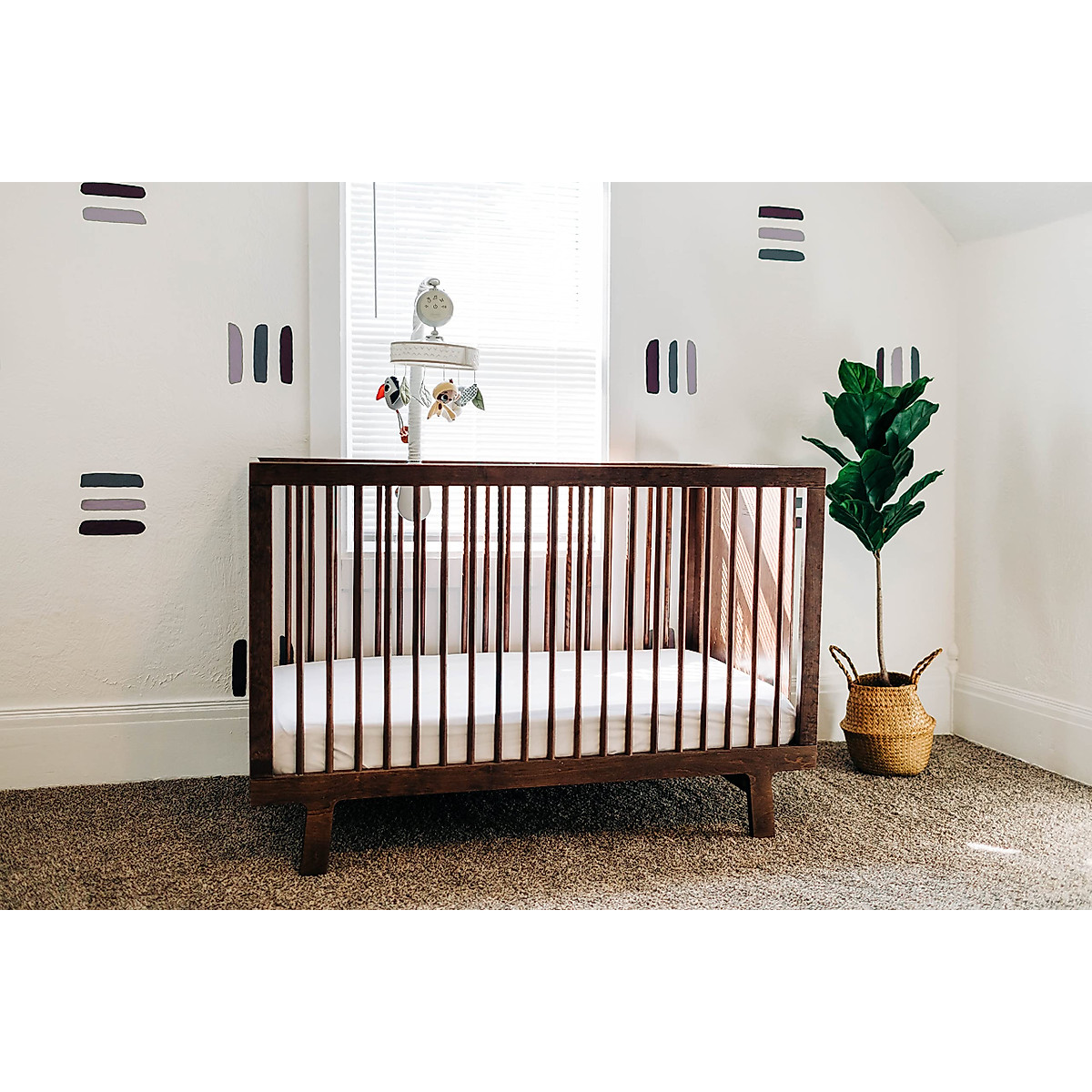 Tiny Love Boho Chic Luxe Musical Mobile, Auto-Timer, LED Light, Variety of Music, Shushing, and White Sounds