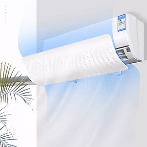 Osumex Adjustable Air Conditioner Deflector Windshield Cover for Home, Bedroom 90x27cm