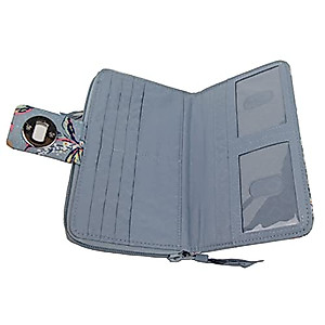 Vera Bradley Ultralight RFID Turnlock Wallet, Cherry Blossoms