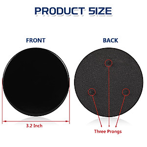 [Upgraded] WB29K10023 Range Medium Burner Cap Replacement Part, Fit for GE Gas Range/Stove/Oven/Cooktop, 3.2 Inch Diameter (2Pcs)