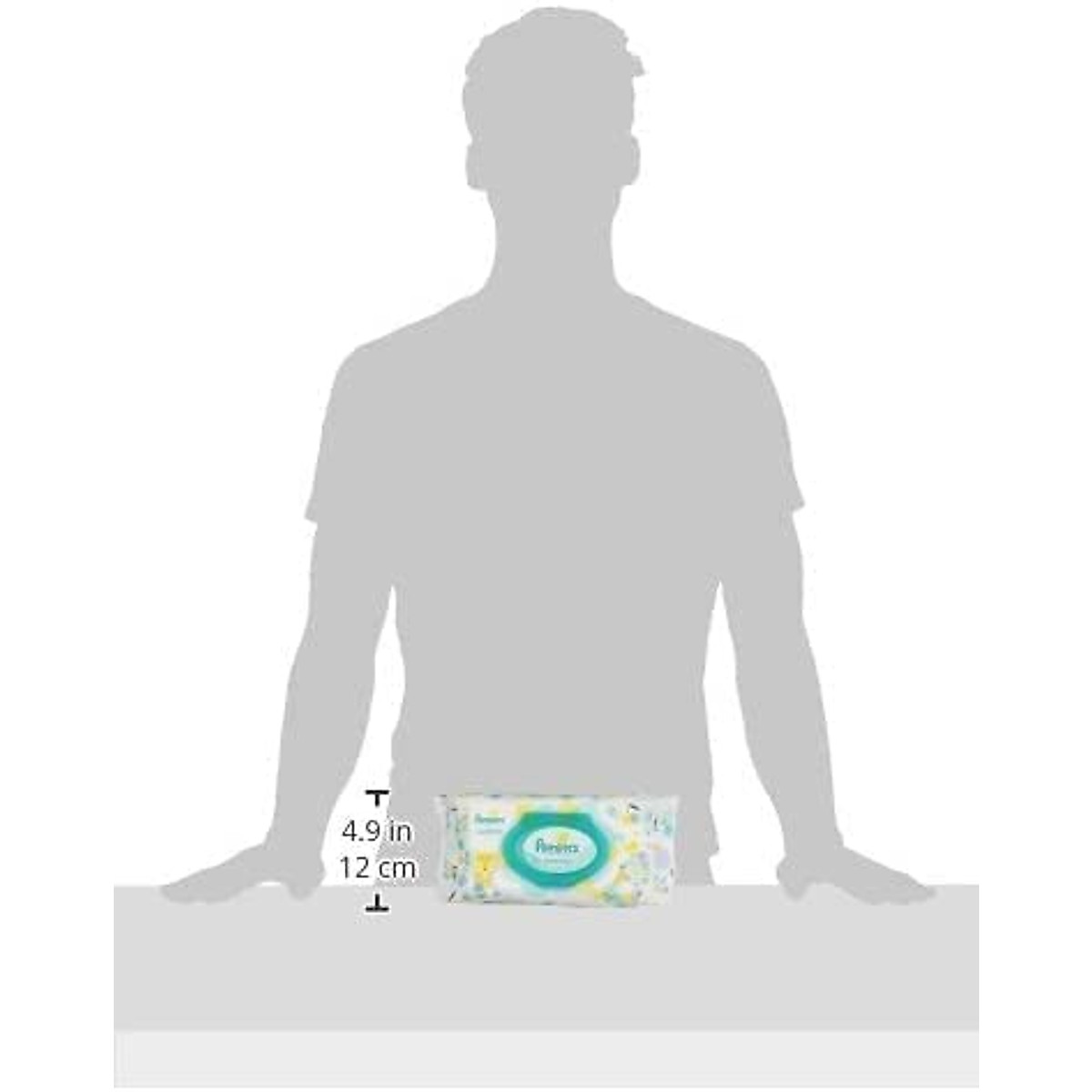 Pampers Wipes Sensitive - 56 ct, Pack of 5