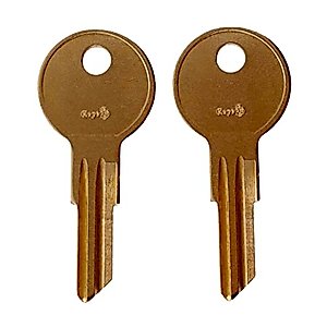 Husky Lock Key, 2 Husky B05 Keys (B05), Brass, New and Replaceable Keys, 2 BO5 Keys (BO5), Fits Husky Toolbox Tool Chest (B05)