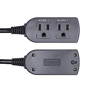 Inkbird Humidity Controller IHC200 Humidistat Mushroom Greenhouse Pre Wired Outlet Dual Stage Humidifier Dehumidifier.