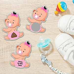 Baby Shower Games, Scratch Off Game, Silly Activity for Ice Breakers, Door Prizes, Baby Shower Activity and Idea, Fun and Easy to Play, 38 Cards