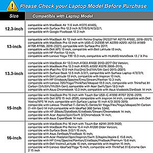 MOSISO Laptop Sleeve Compatible with MacBook Air/Pro, 13-13.3 inch Notebook, Compatible with MacBook Pro 14 inch 2023-2021 A2779 M2 A2442 M1, Polyester Vertical Bag with Pocket Marble MO-MBH216