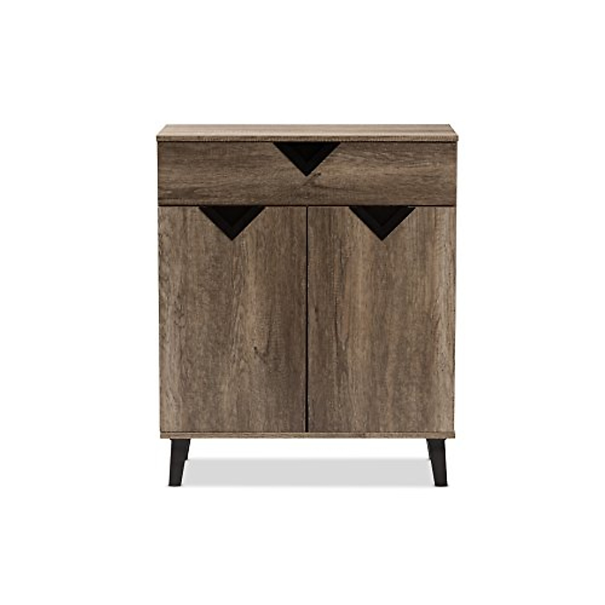 Baxton Studio Cambria Shoe cabinet, Light Brown