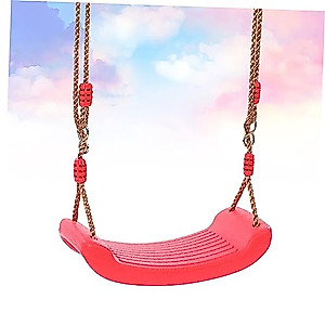 ibasenice 1pc Indoor Swing for Kids Toddler Toys Outdoor Baby Swing Indoor Swing with Rope Tree Swings for Kids Tree Swing Set Children's Swing Seat Swing Seat with Rope Mixed Board Heavy