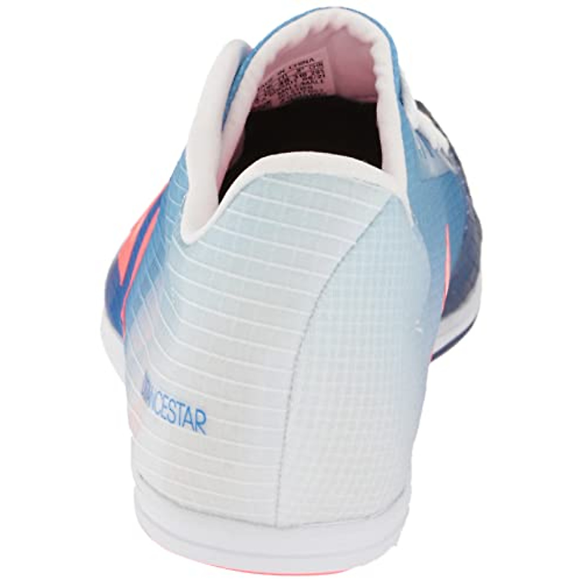 adidas Men's Distancestar Track and Field Shoe, Legacy Indigo/Turbo/Blue Rush, 10