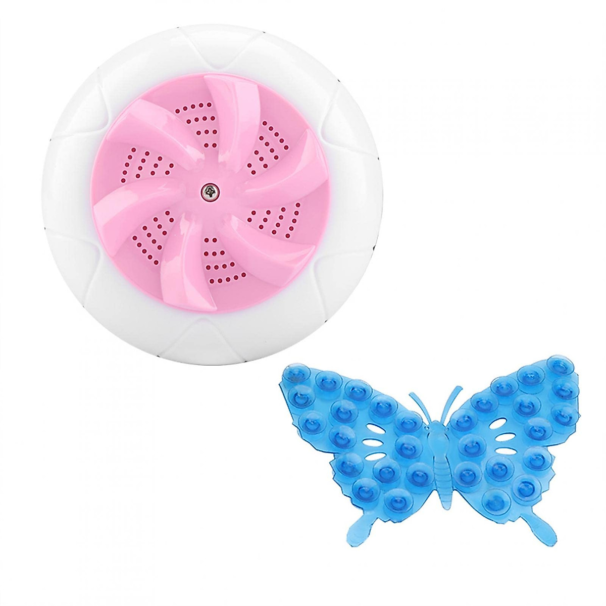 GOTOTOP USB Mini Ultrasonic Washing Machine Turbine Cleaner Portable for Washing Machine Multifunction Travel Washing Device Cleaning Tool for Clothes Fruit Vegetable Underwear Socks(Pink)