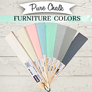 Chalk Pure Paint - for Furniture, Crafts, Home Decor - All-in-One – DIY – Eco-Friendly (Vintage [White]), (33.81 oz)