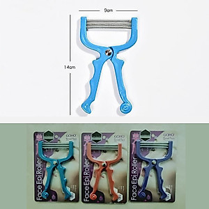 Spring Facial Hair Remover The Original Hair Removal Spring Removes Hair from Upper Lip, Chin, Cheeks and Neck. 100% Stainless Steel Facial Hair Removal Tools Facial Beauty Spring Thread Depilator