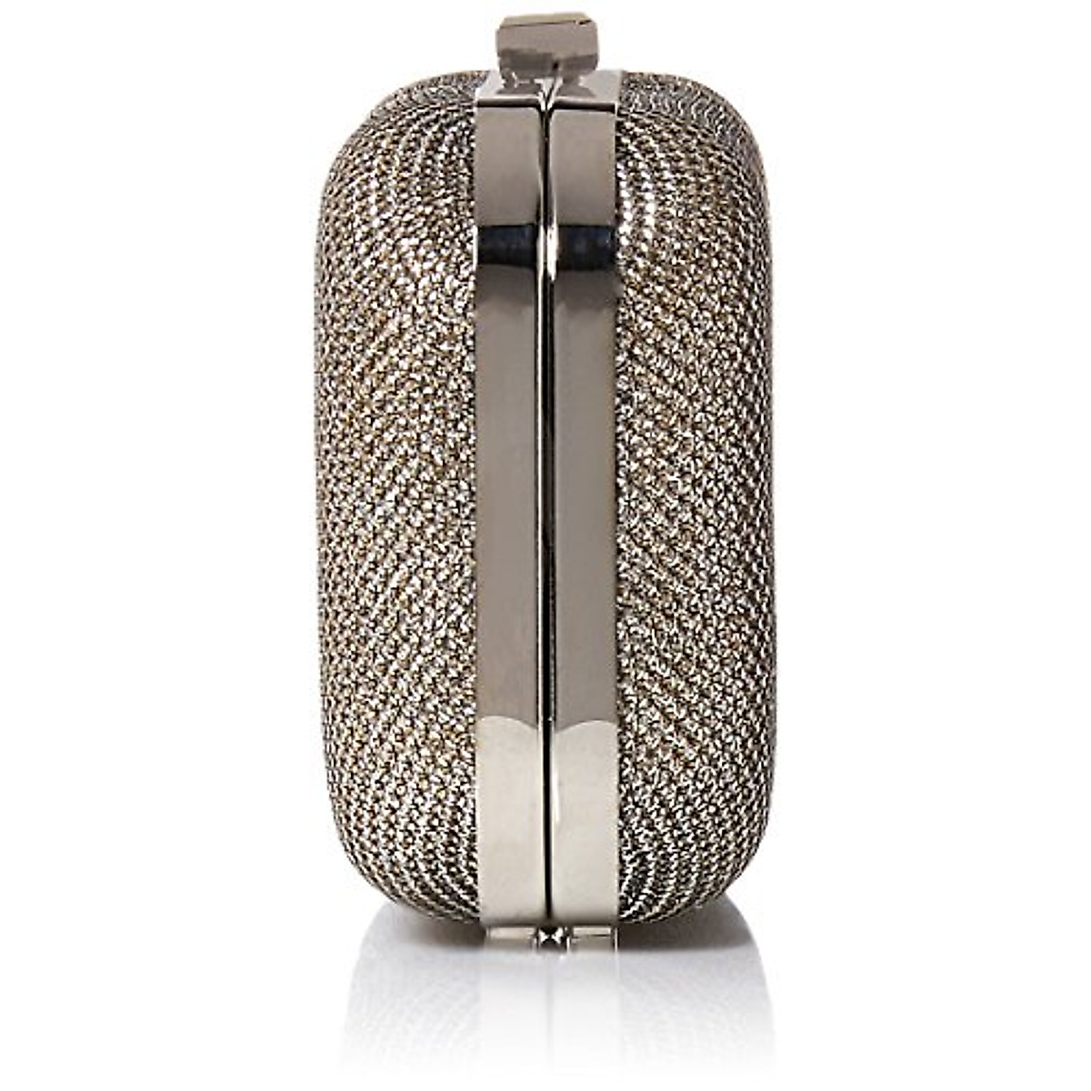 Jessica McClintock womens Sparkle Minaudier, Champagne, One Size US