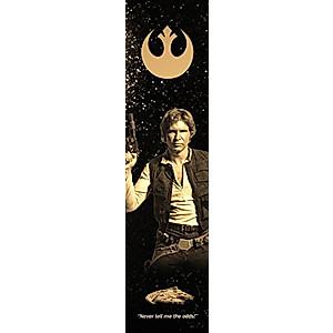 Han Solo Star Wars Bookograph Metal Bookmark
