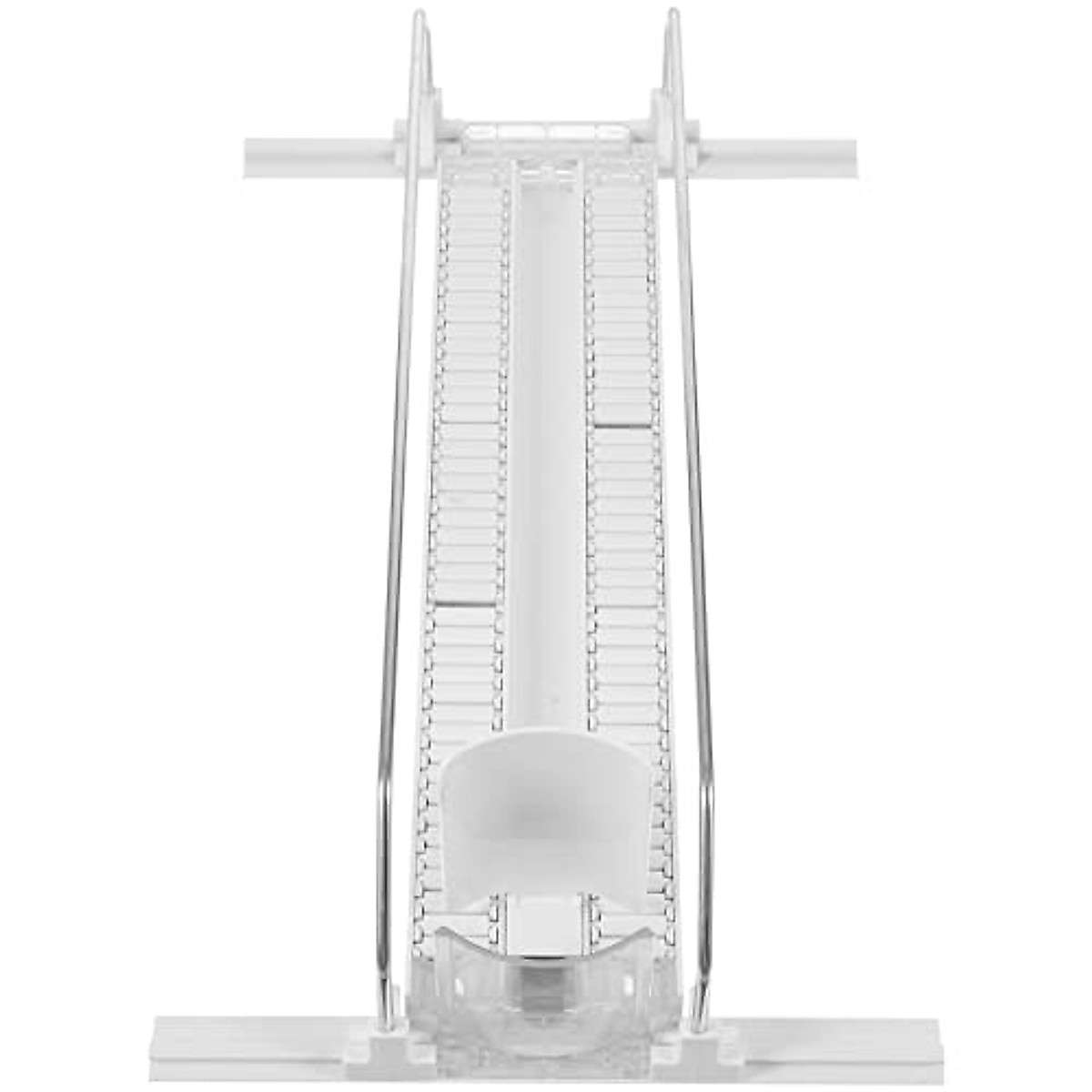 Kichvoe Vending Machine Supermarket Shelf Pusher 300-310MM Beverage Shelf Glide Fridge Bottle Can Organizer Drinks Organizer for Fridge Refrigerator Bottle Can Organizer White