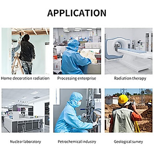 HPDONM Handheld Portable Nuclear Radiation Detector, 2022 New Radiation Dose Alarm Counter, Marble Radioactive Monitor Digital Meter High Sensitivity Accuracy Large Screen