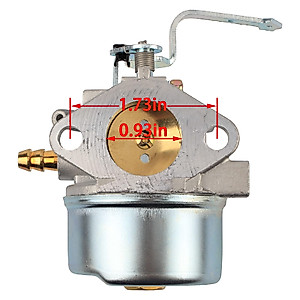 Replacement Part for MTD Chipper/Shredder 8hp for Tecumseh Replacement Carburetor for Tecumseh for Coleman