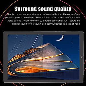 Luqeeg 10.1 Inch Tablet, 1080P Full HD Tablet, 1080x1920 IPS Touchscreen, 11, 4GB+64GB, 8MP+13MP, Type C, 8000mAh Fast Charging Battery