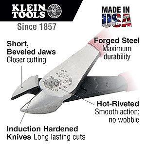 Klein Tools 80020 Tool Set with Lineman's Pliers, Diagonal Cutters, and Long Nose Pliers, with Induction Hardened Knives, 3-Piece