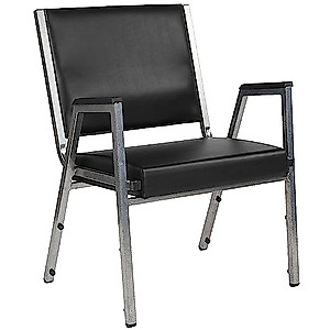 Flash Furniture Vinyl Bariatric Medical Chair, Black (Xu604436701bkvy)