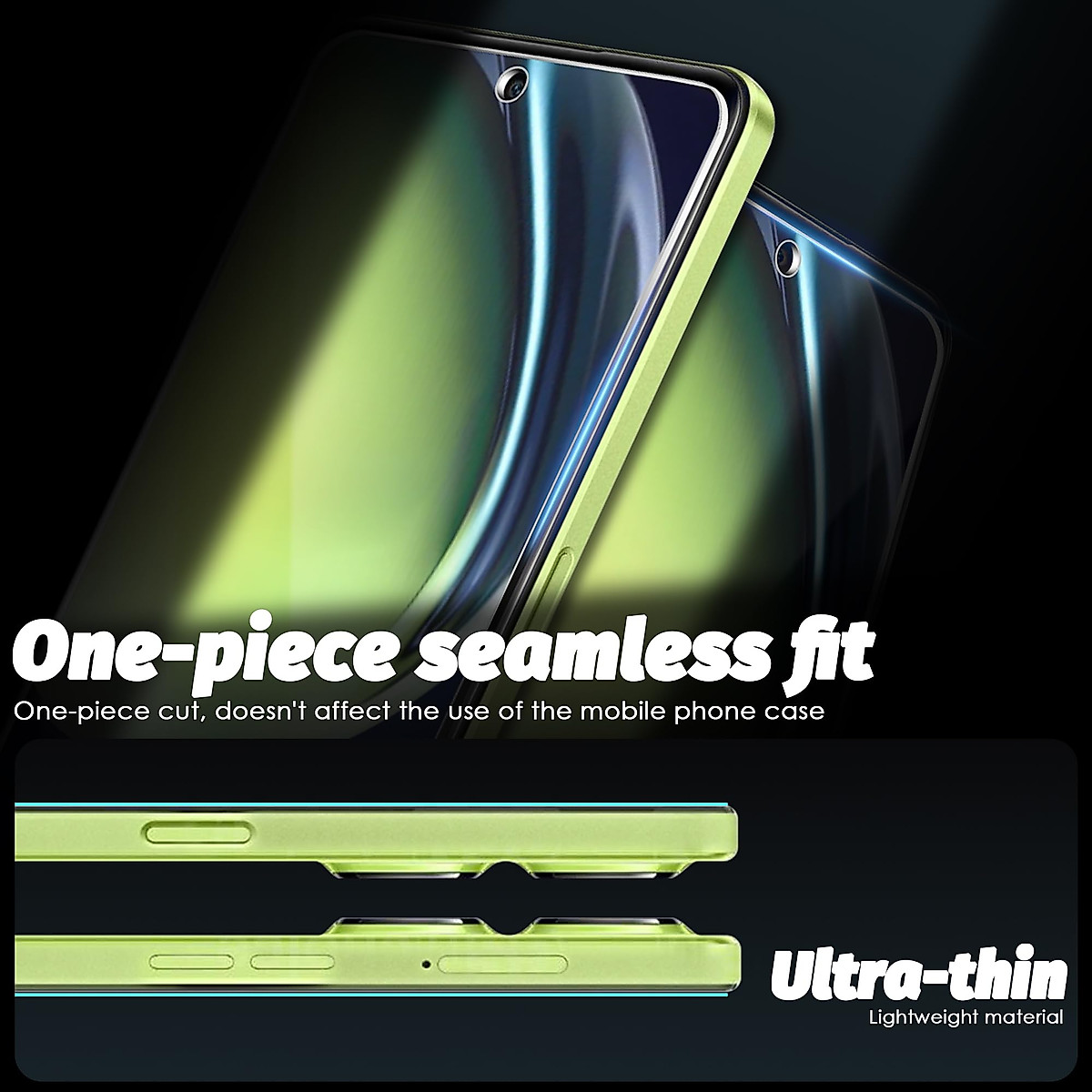 Orzero (3 Pack Compatible for OnePlus Nord N30 5G Tempered Glass Screen Protector, Protector De Pantalla 2.5D Arc Edges 9H Anti-Scratch HD Bubble-Free