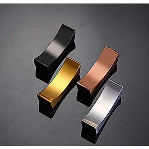 MBBITL Black Brushed Chopsticks Rests Holders Stainless Steel For Holding Spoon Forks Pack of 5