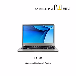 MULS AA-PBTN6EP 75Wh Laptop Battery for Samsung Notebook 9 900X3T 900X5T 930XBE 950XBE NP900X3T NP900X5T NP950XBE NT900X3T NT900X3U NT900X5T NT900X5U