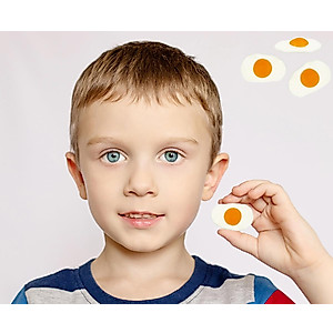 Fruidles Mini Fried Egg Gummi, Omelet Candy, Delicious Fruit Flavors Gummies (1 Pound)