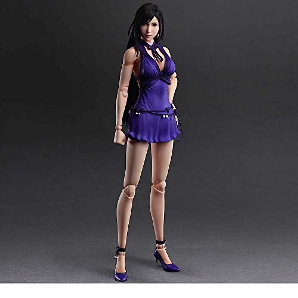 Square Enix Final Fantasy VII Remake: Tifa Lockhart (Dress Ver.) Play Arts Kai Action Figure