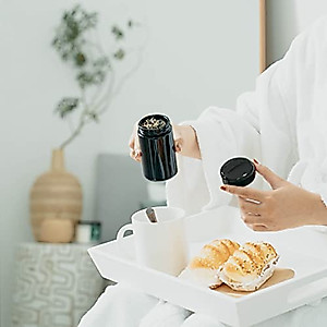 Infinity Jars 150 ml (5.07 fl oz) 3-Pack Tall Black Ultraviolet Refillable Empty Glass Screw Top Jar