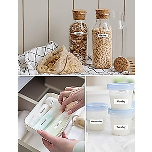 Vixic Pink Label Maker Machine with 4 Tapes, D210S Label Maker Machine, Portable Label Maker with Keyboard, QWERTY Keyboard Handheld & Easy to use, Multiple Fonts Frames for Home/Office/School