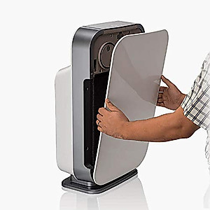 Alen BreatheSmart FLEX HEPA Air Purifier, Medical Grade Filtration H13 True HEPA for 700 SqFt, 99.9% Airborne Particle Removal, Air Purifier for Allergens, Dust, Mold, Pet Dander, (Brushed Stainless)