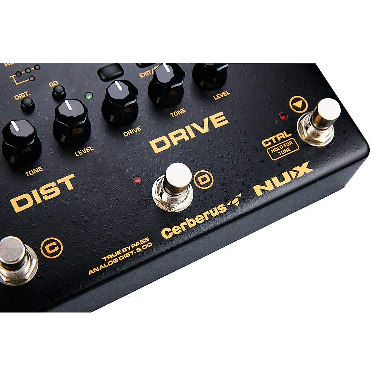 NUX Cerberus Multi-function Guitar Effect Pedal Inside Routing IR Loader Analog Overdrive Distortion Digital Delay Modulation Effects