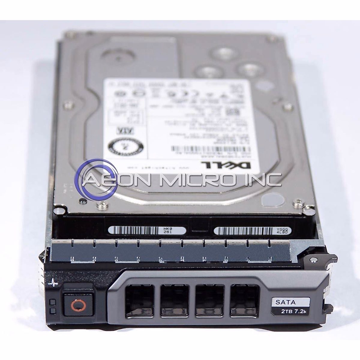 Dell - 2 TB 7200 RPM Enterprise SATA 3.5" Hard Drive for PowerEdge/PowerVault Systems. Equipped with Tray. Mfr P/N: 2G4HM (Renewed)