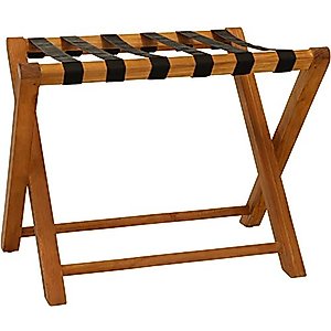 Manada Solid Teak Luggage Rack