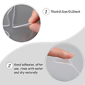 16 Pcs Reusable Silicone Chest Pads Patch Silicone Neck Pad Forehead Pad Set, Cleavage Pad Eye Mask Cheek Stick Anti Wrinkle Strips Anti Wrinkle Patches