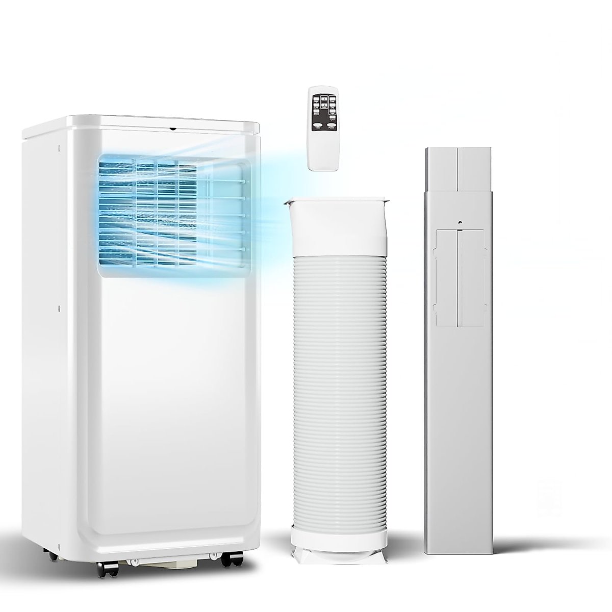 Deeyeh 8000 BTU Portable Air Conditioners,Quiet Room Portable AC Unit up to 350 Sq Ft,3 in 1 Compact Cooling Unit with Dehumidifier and Fan Functions,Portable AC with Remote Control