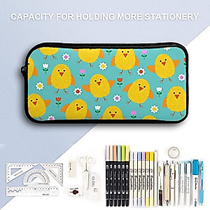 Easter Chick Pencil Case Makeup Bag Big Capacity Pouch Organizer for Office College